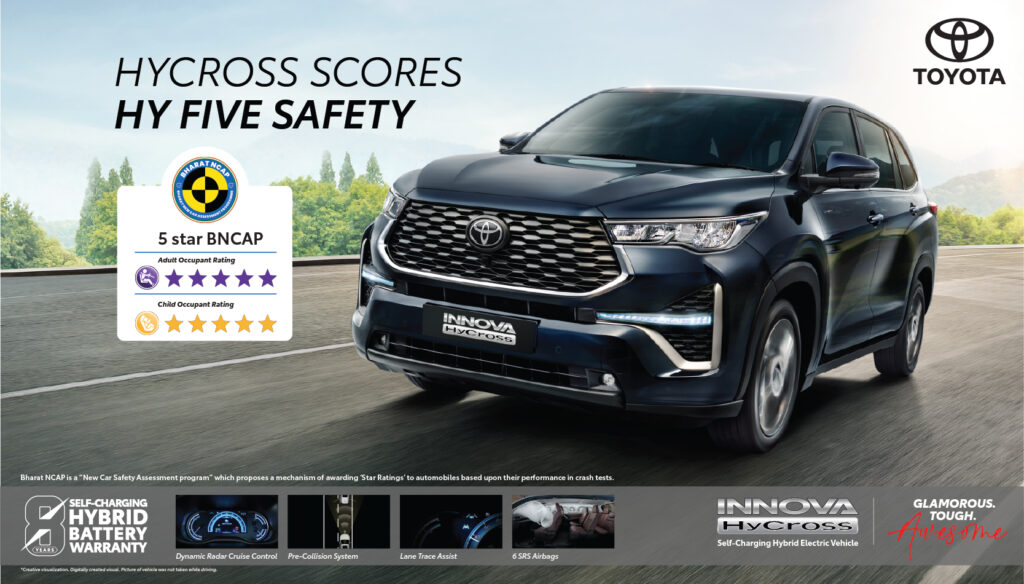 Innova HyCross gets B-NCAP’s 5-star rating